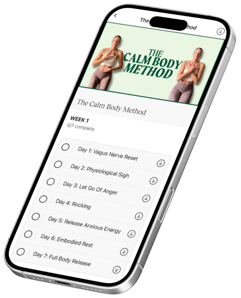 The Calm Body Method — Claire Giles