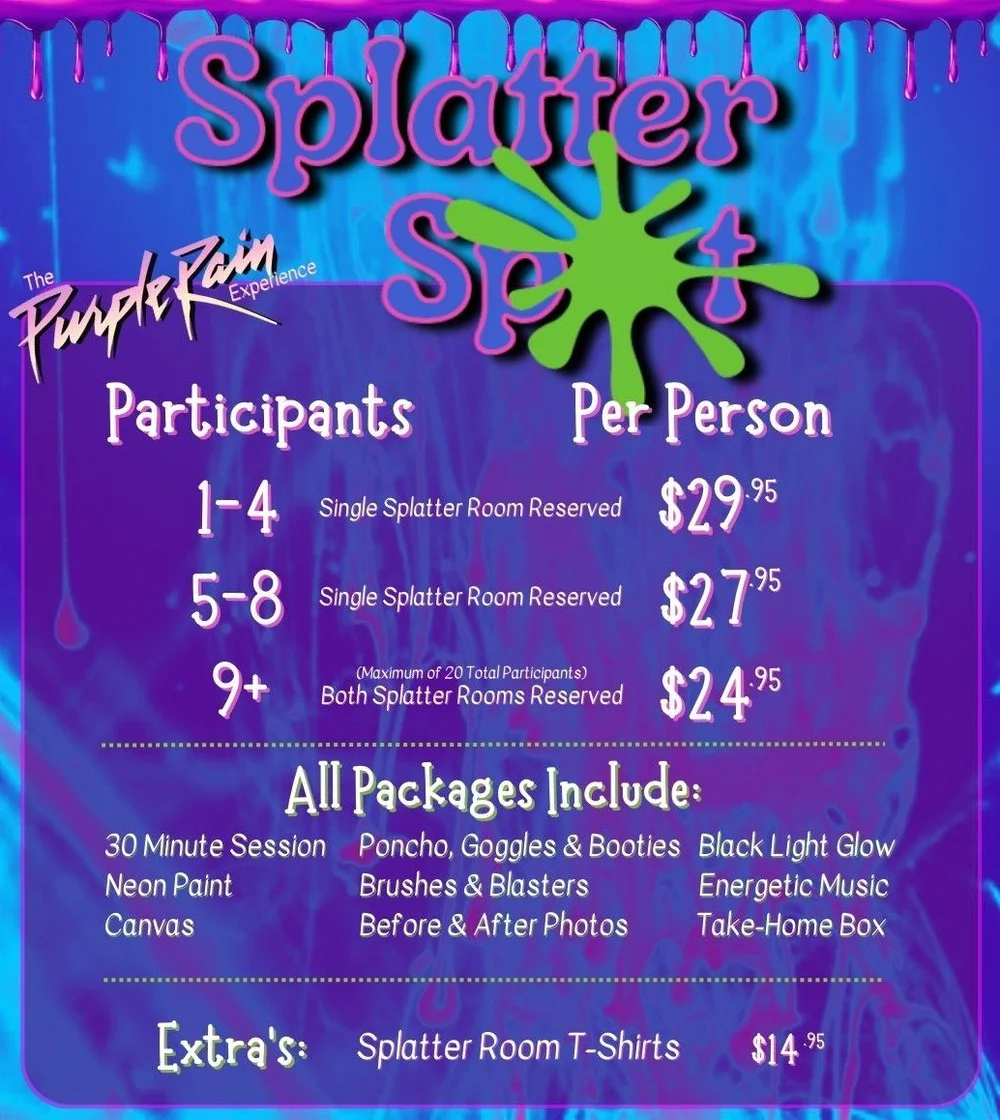 Splatter Paint Art Classes & Parties | Fun for Kids, Families & Groups ...