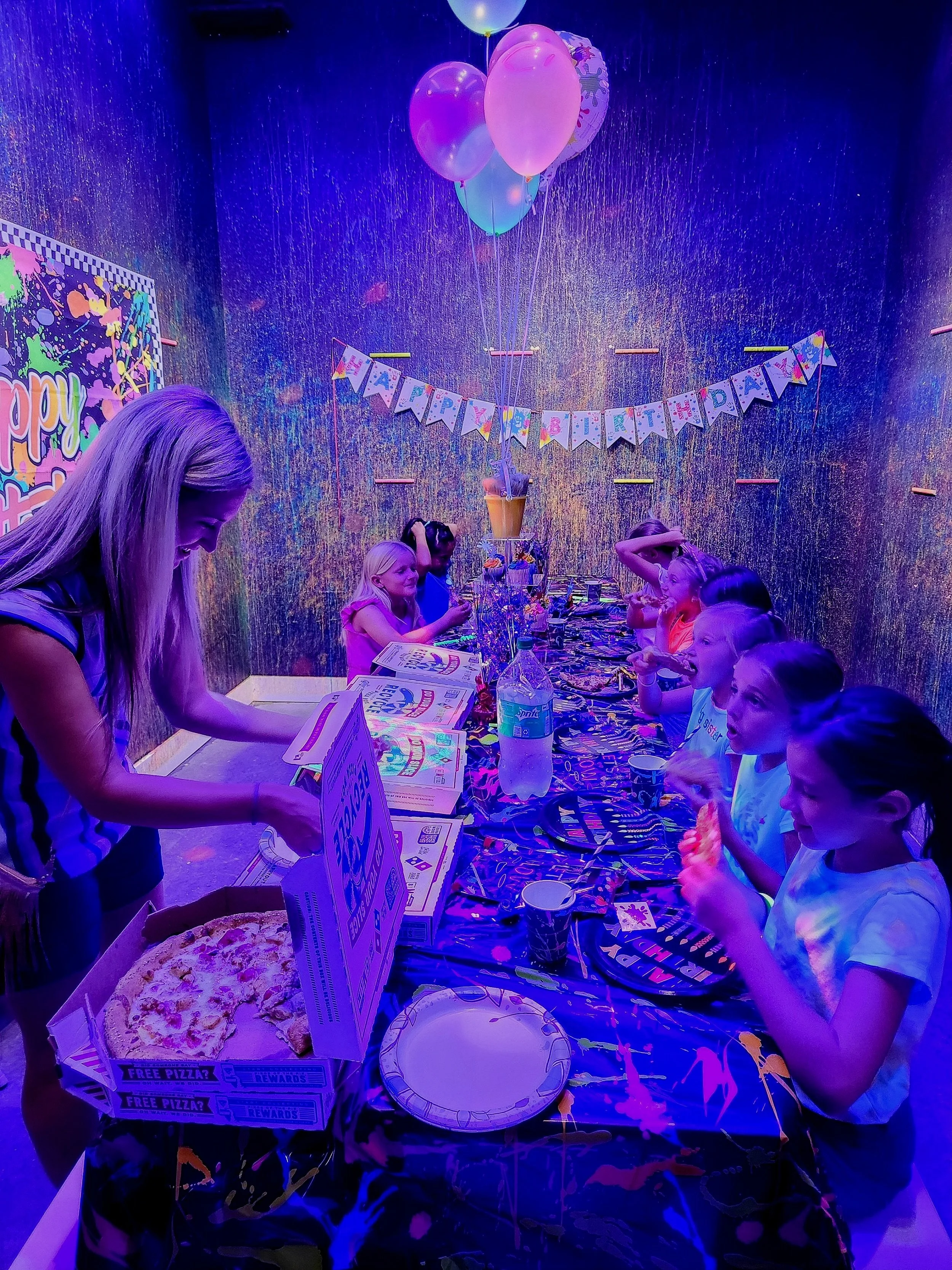 Splatter Spot & Parties — Pineapple Picasso