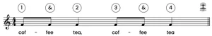 How to read and feel dotted rhythm!