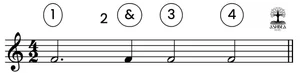 How to read and feel dotted rhythm!