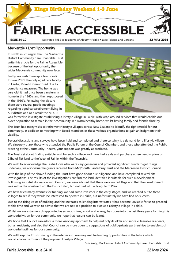 Fairlie Accessible — Fairlie NZ