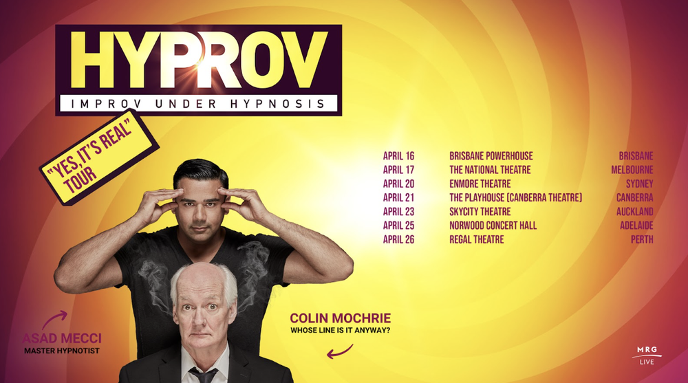 Comedian Colin Mochrie And Hypnotist Asad Mecci Bring Hyprov: Improv ...