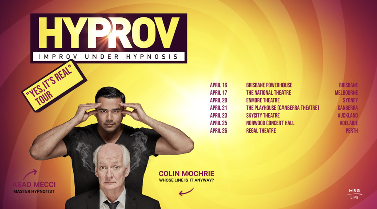 Comedian Colin Mochrie And Hypnotist Asad Mecci Bring Hyprov: Improv ...