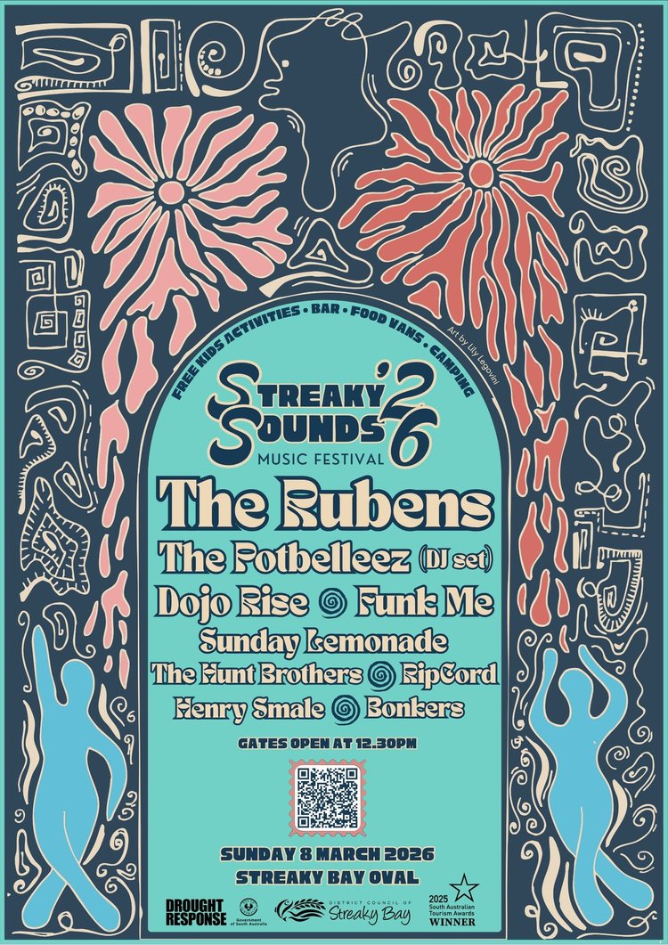The Rubens Headline Streaky Sounds 2026 Lineup — The Note - Your Guide ...