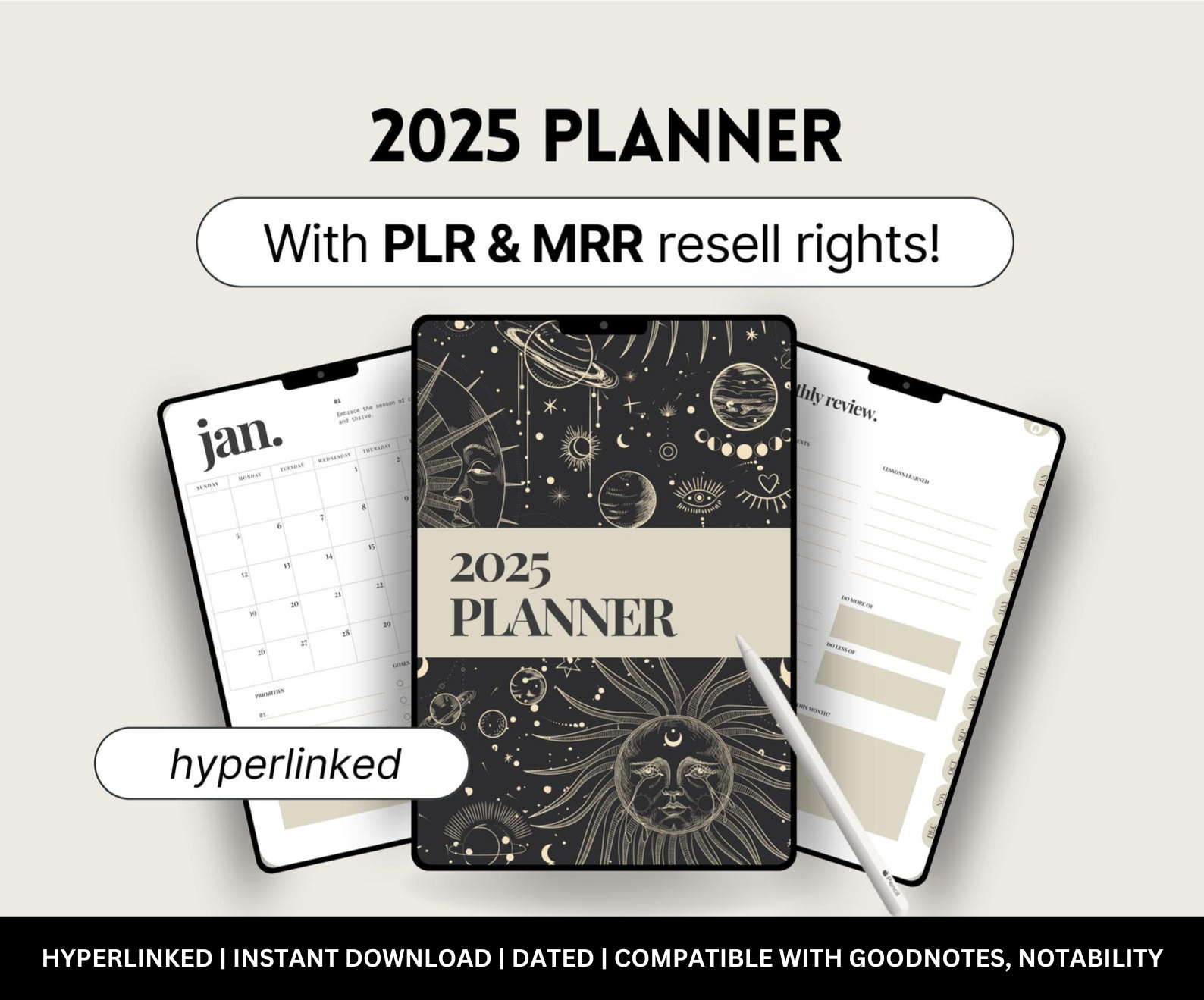 DIGITAL PLANNERS — Aesthetic PLR