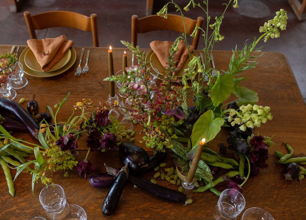 Intimate Dinner Party at Midtown Wine (Copy) — Flowers by Karis