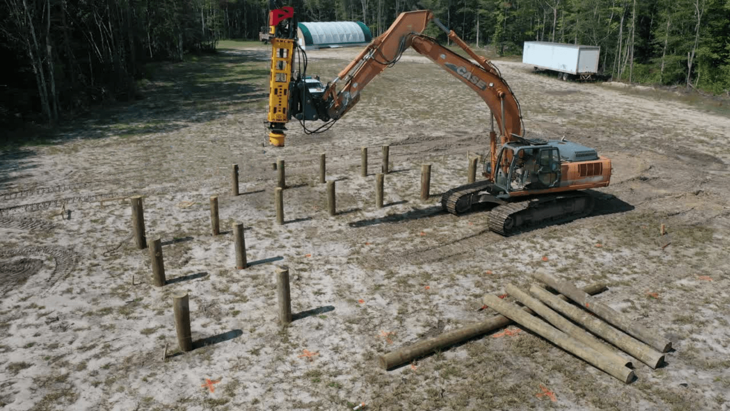 Delmarva Pile and Helical Geotech Foundations