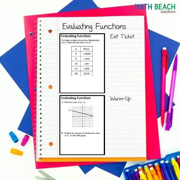 Texas Algebra 1 Curriculum — Math Beach Solutions