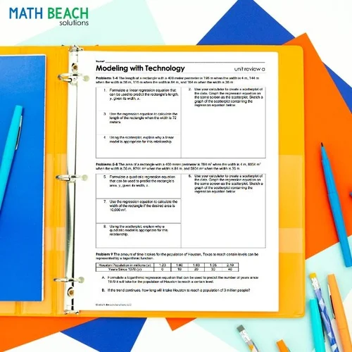 Texas Algebra 2 Curriculum — Math Beach Solutions