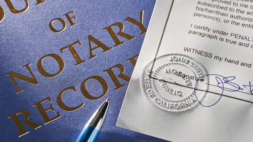 Standard Notary Services
