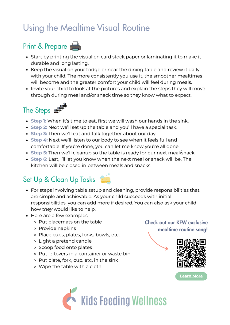 Food Sensory Descriptors (FREE) — Kids Feeding Wellness