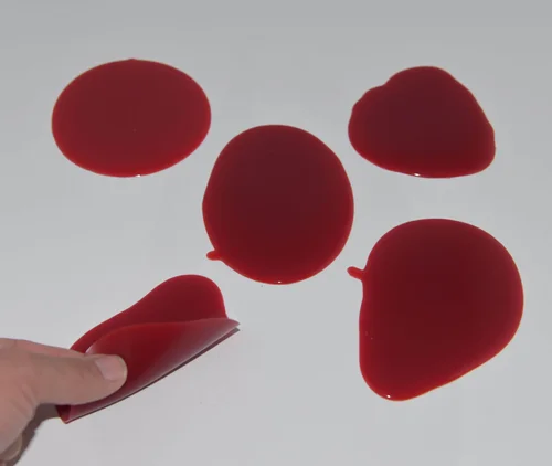 Silicone blood pools - blood mats for SFX and film - blood mats - fake ...