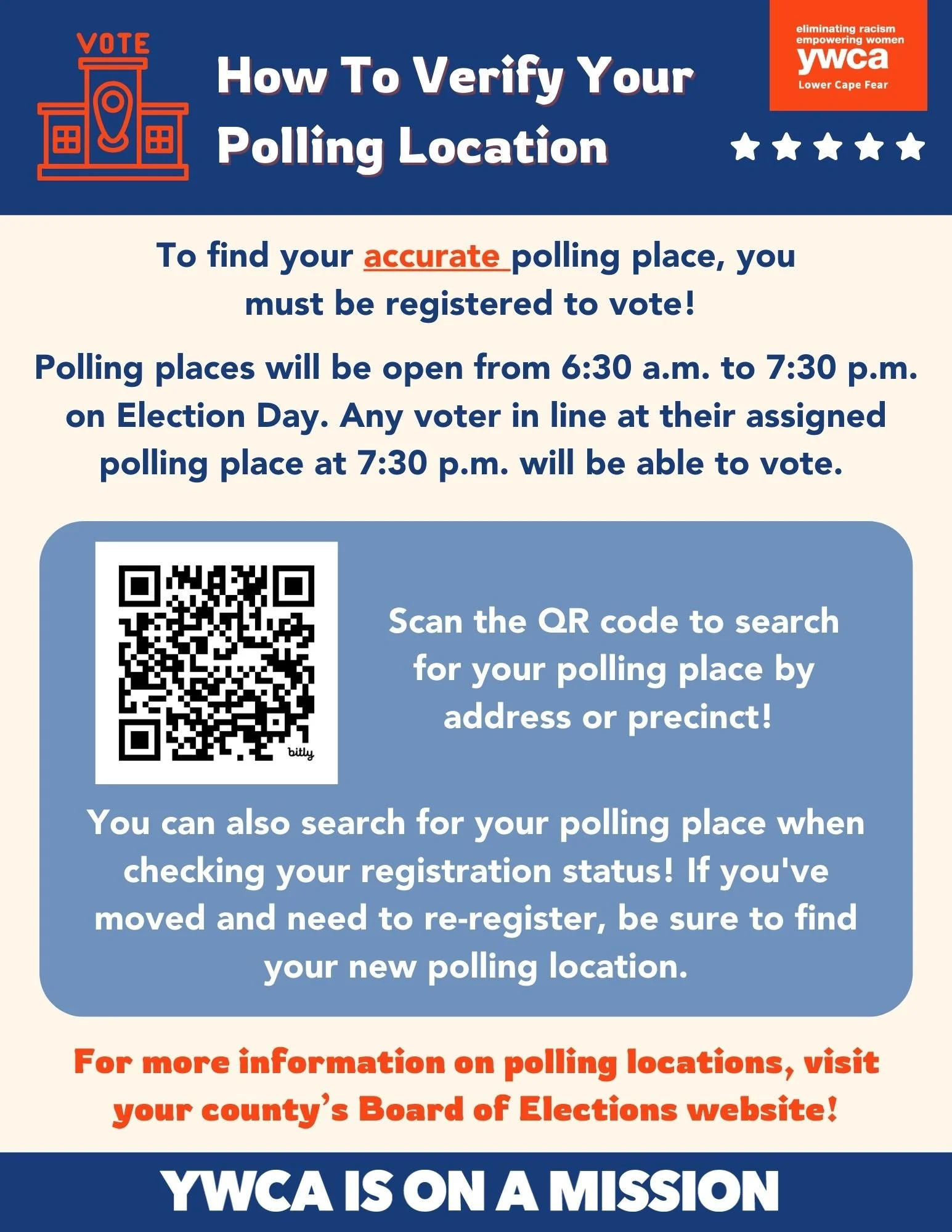 Get Out The Vote (GOTV) — YWCA Lower Cape Fear | Women's Services ...