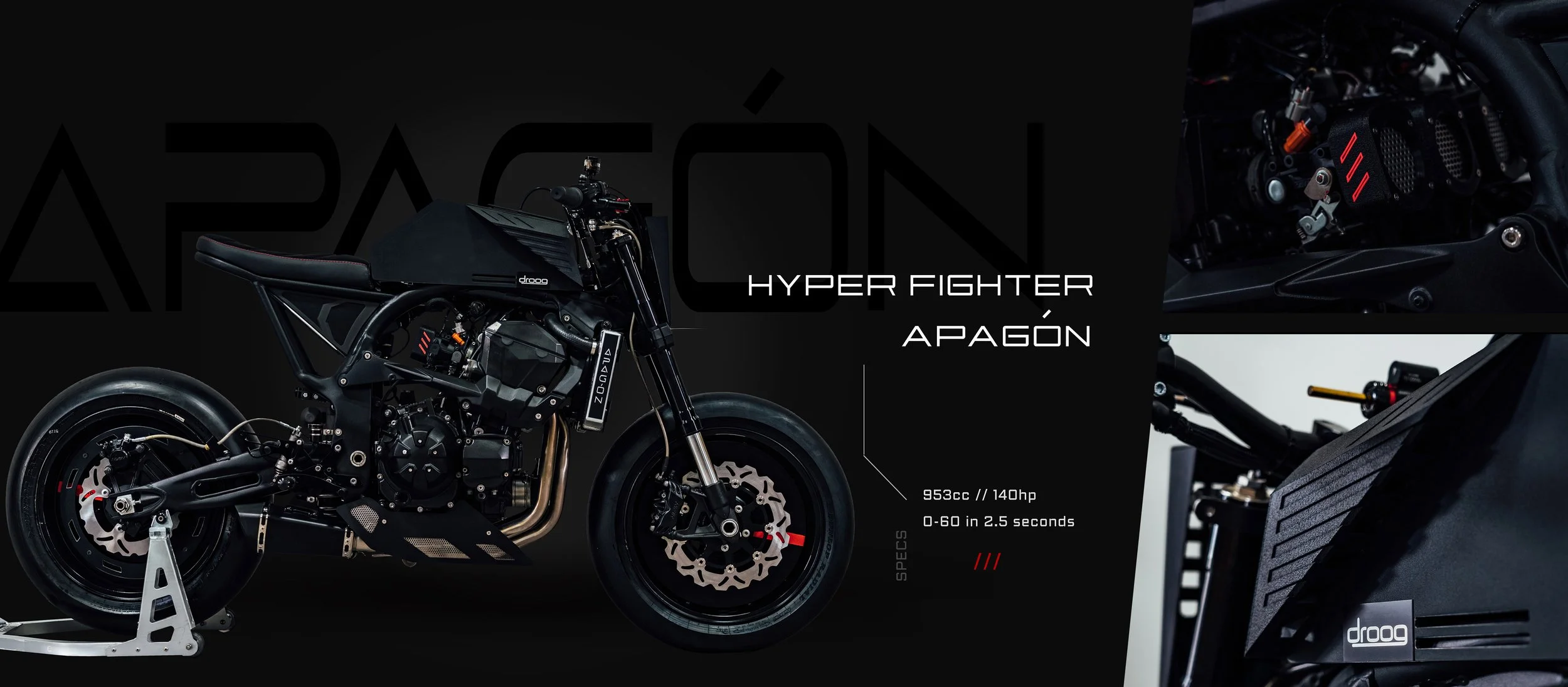 HYPER FIGHTER APAGÓN | Discover the Hyper Fighter Apagón — DROOG MOTO