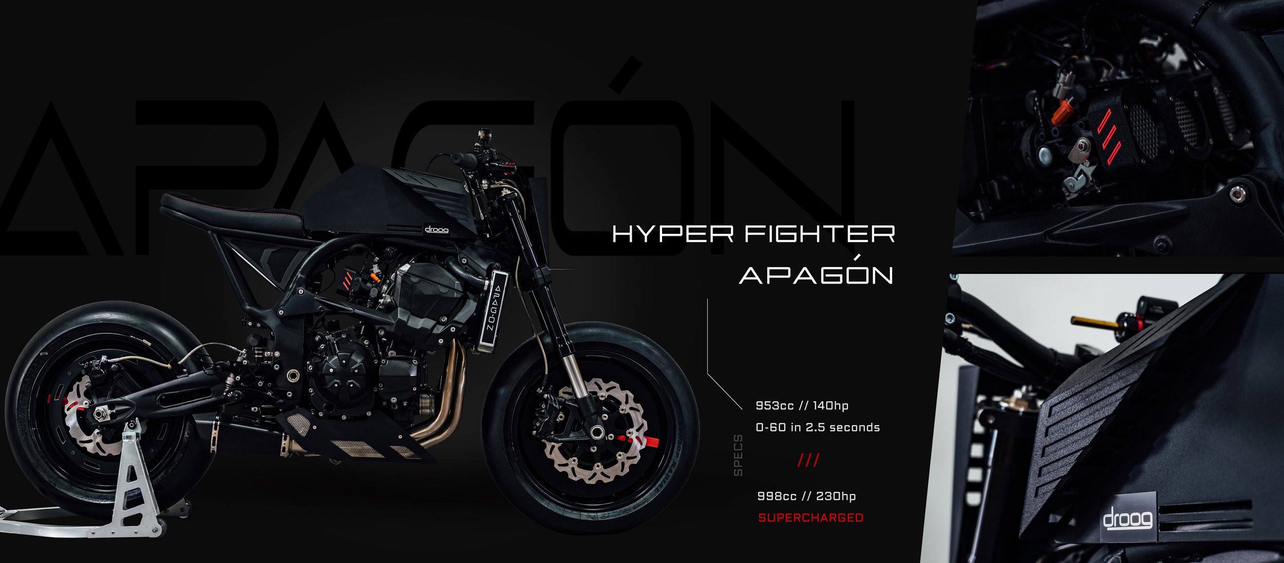 HYPER FIGHTER APAGÓN — DROOG MOTO