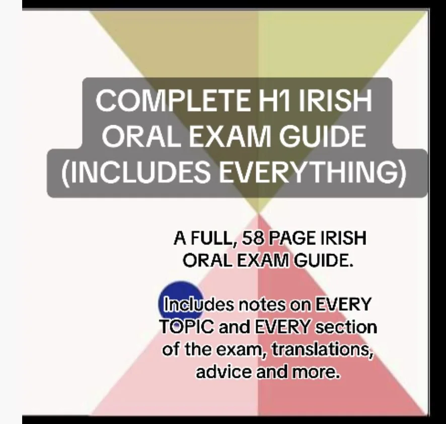 Irish Oral FULL GUIDE — Elevation Education