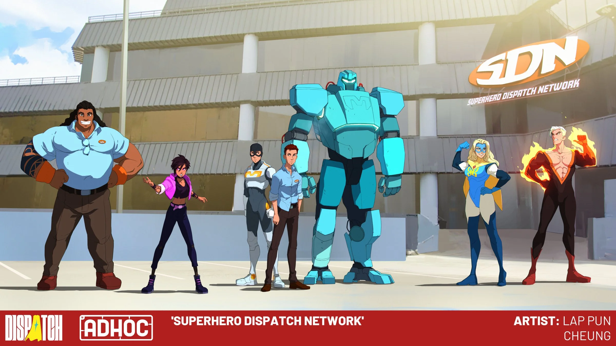 'Dispatch' - Concept Art / Illustration (2025) — LAP PUN CHEUNG