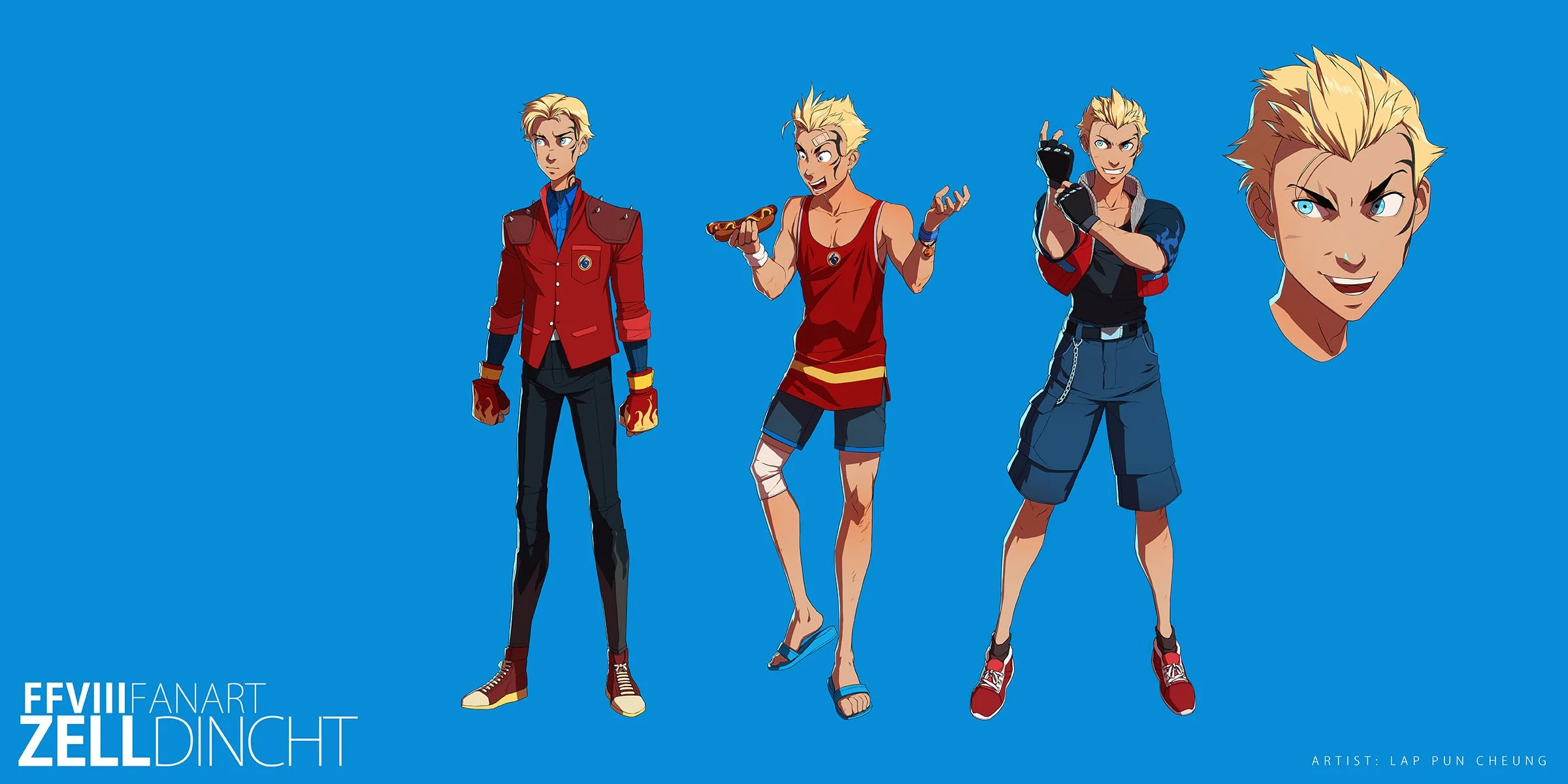 Final Fantasy VIII Fanart - Character Design (2022) — LAP PUN CHEUNG