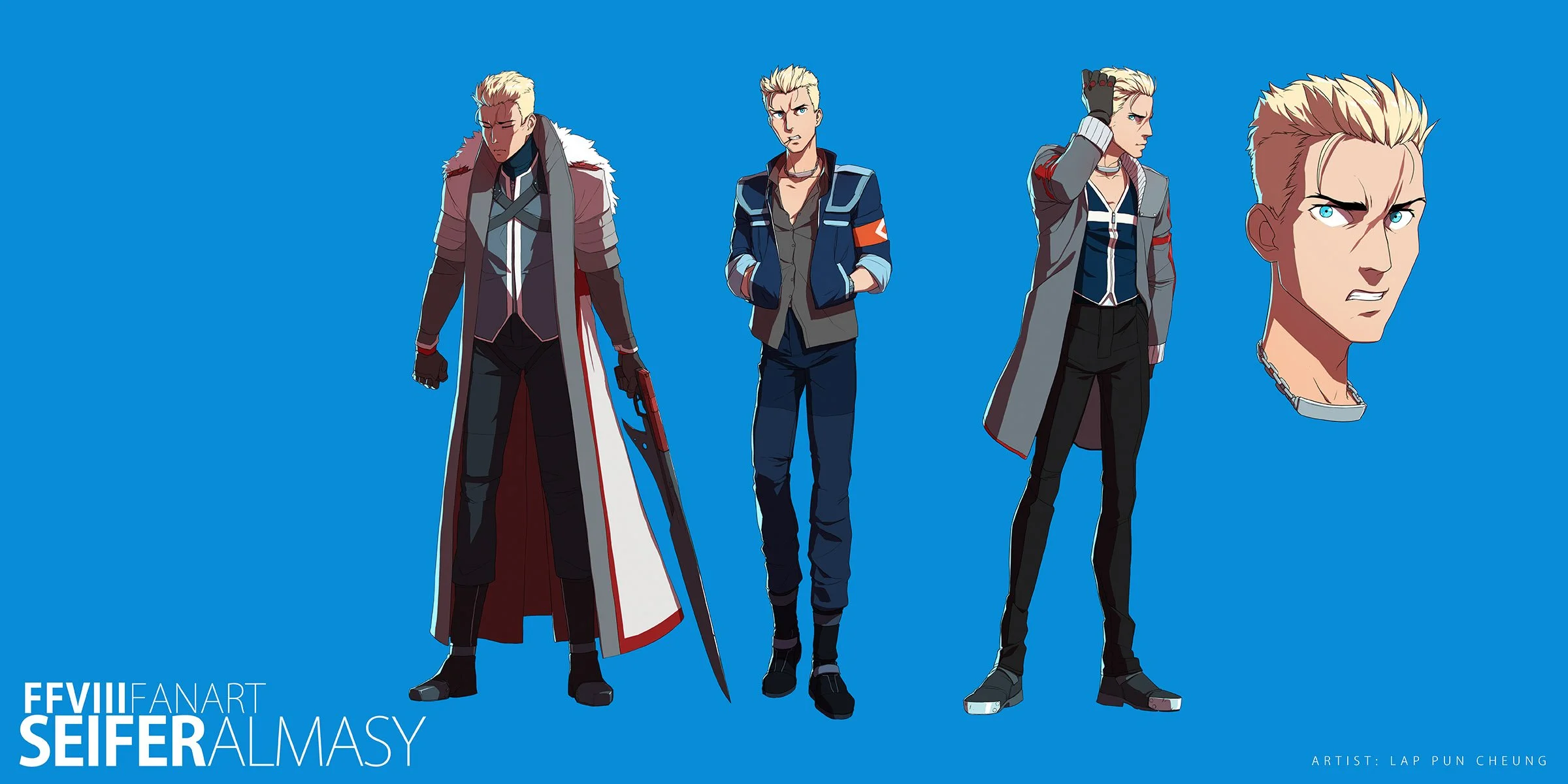Final Fantasy VIII Fanart - Character Design (2022) — LAP PUN CHEUNG