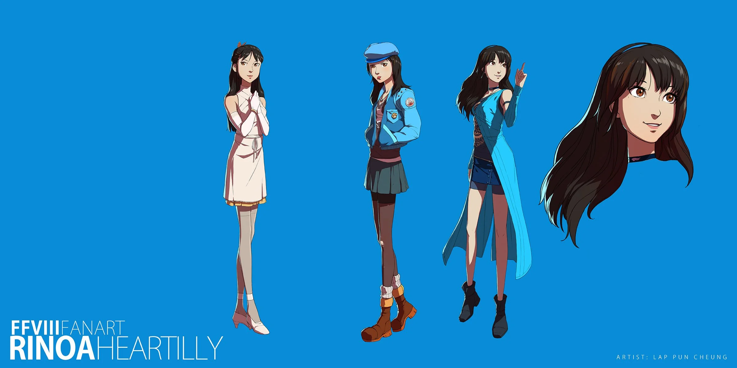 Final Fantasy VIII Fanart - Character Design (2022) — LAP PUN CHEUNG