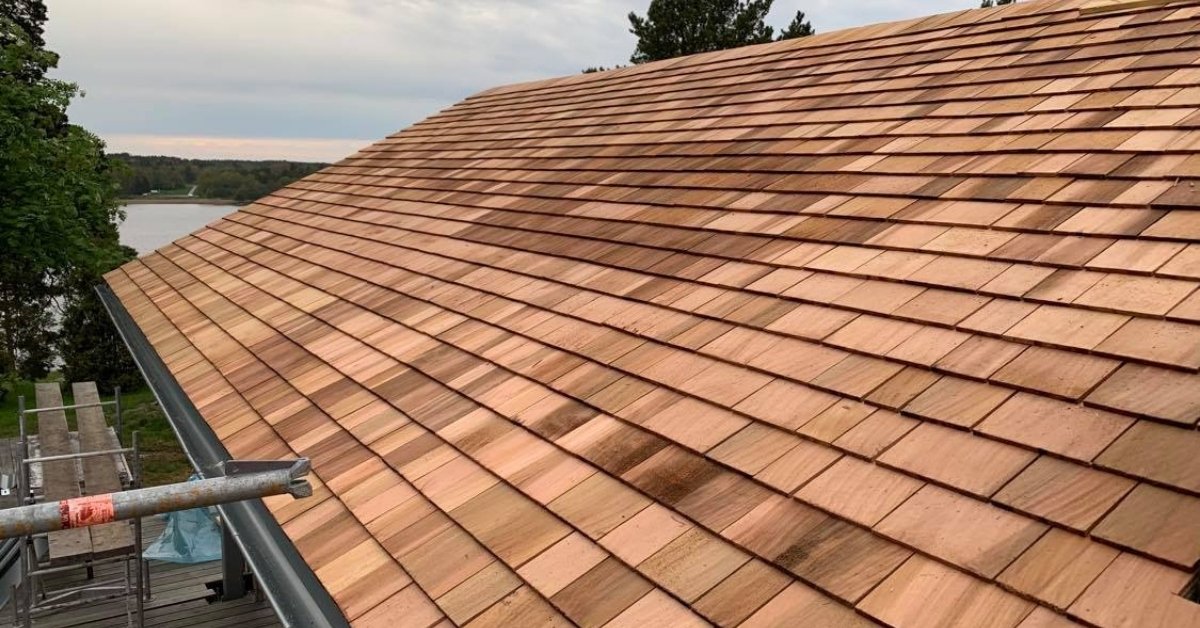 Cedar Shingles vs. Larch Hand Split Shakes — W.L West & Sons