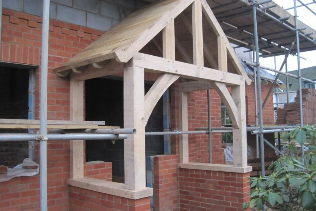 How to Build a Bespoke Oak Porch — W.L West & Sons