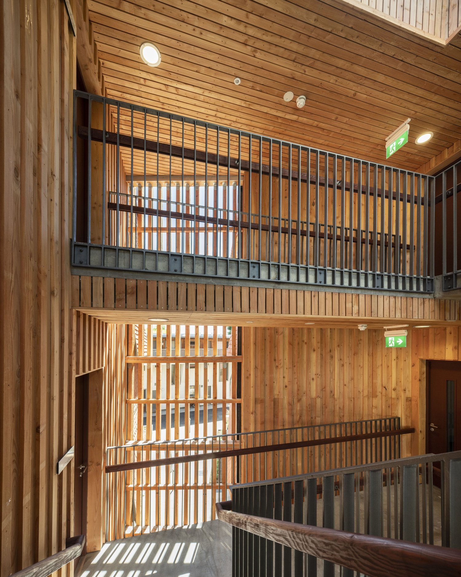 Douglas Fir Cladding at Churchill College, Cambridge — W.L West & Sons