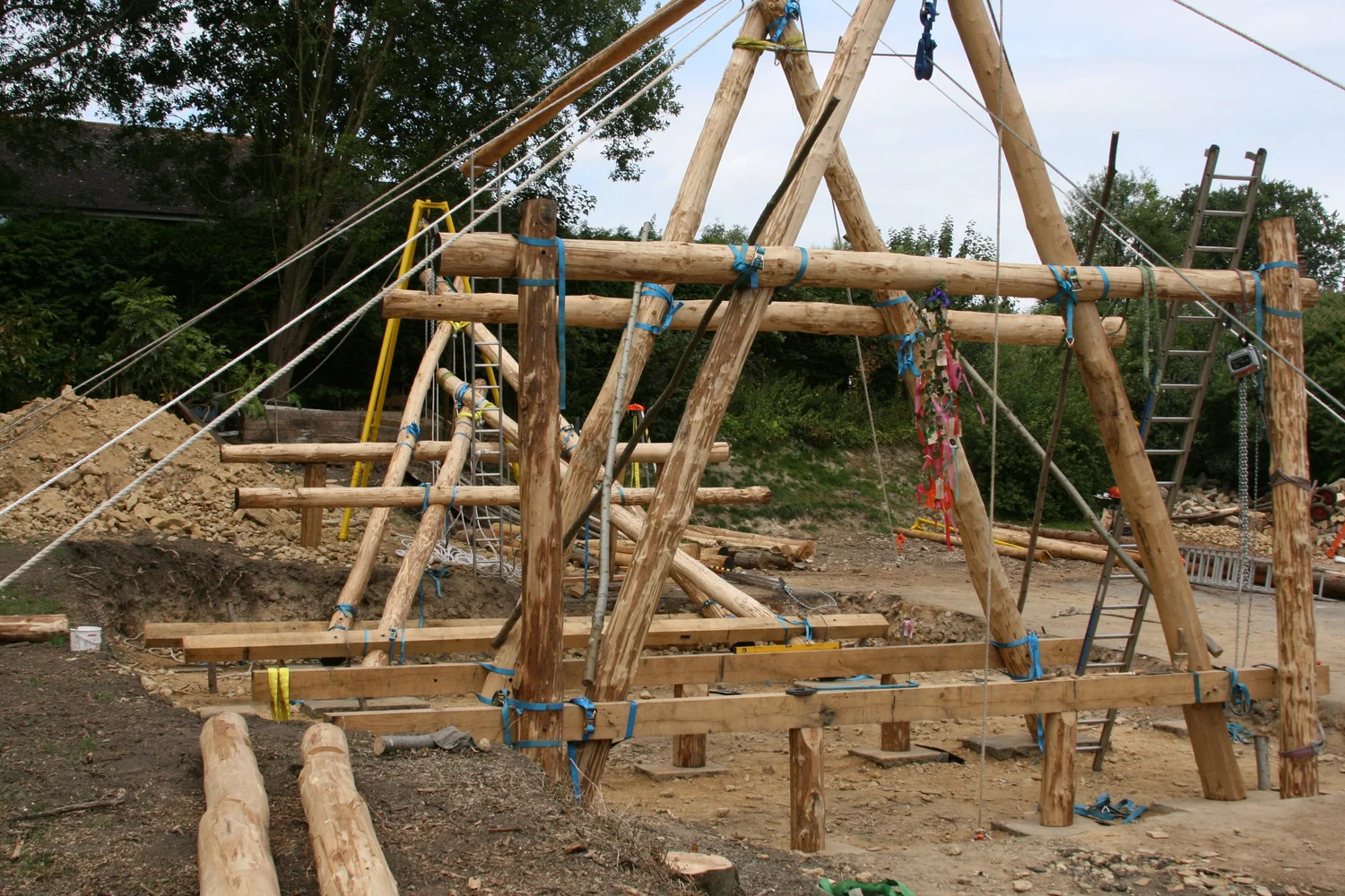 Green Douglas Fir Beams — W.L West & Sons
