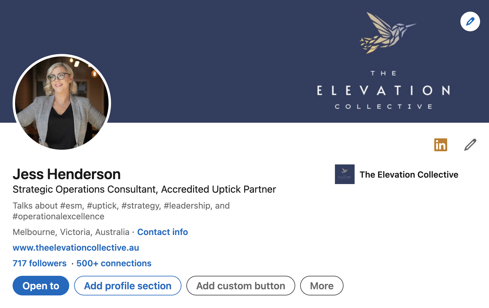 Strategic Uptick Consulting Services — The Elevation Collective