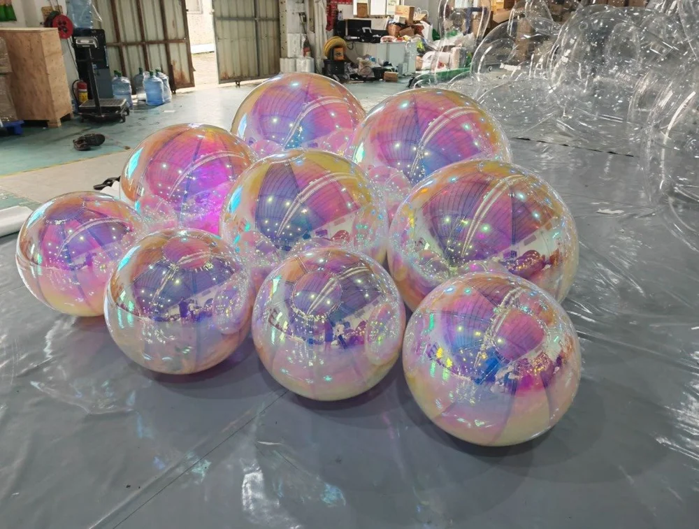 Inflatable Iridescent Balls — Nova Inflatables
