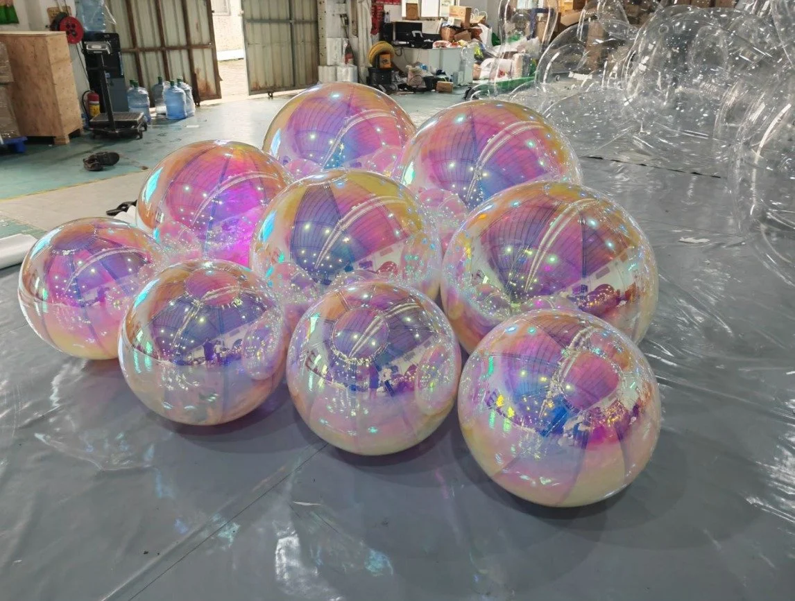 Inflatable Iridescent Balls — Nova Inflatables