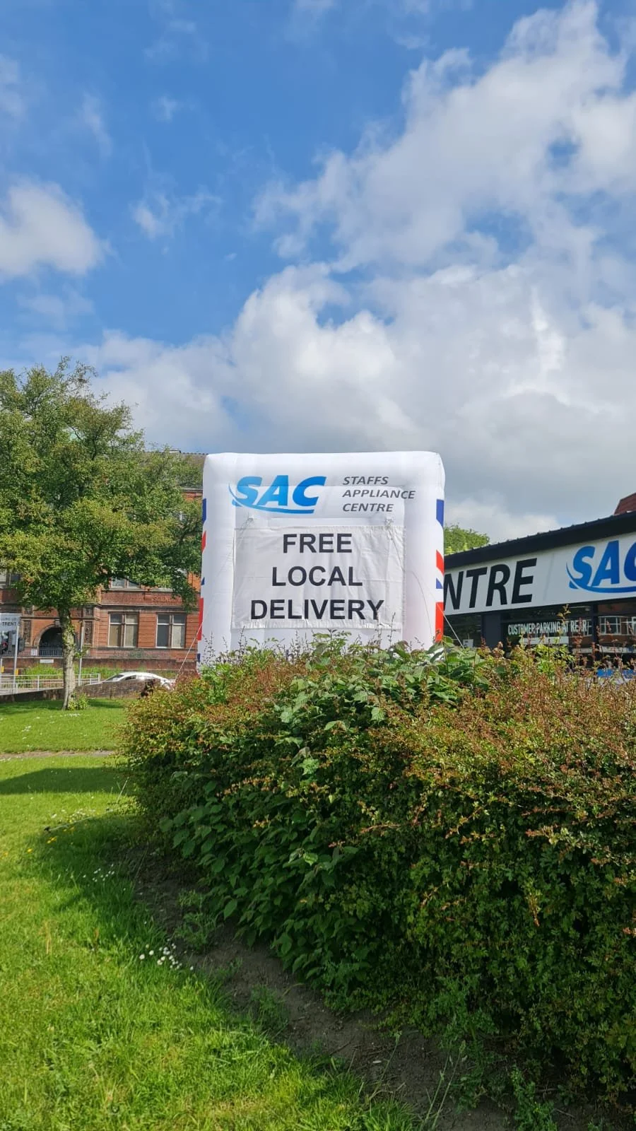 New Inflatable Washing Machine for SAC in Stoke — Nova Inflatables