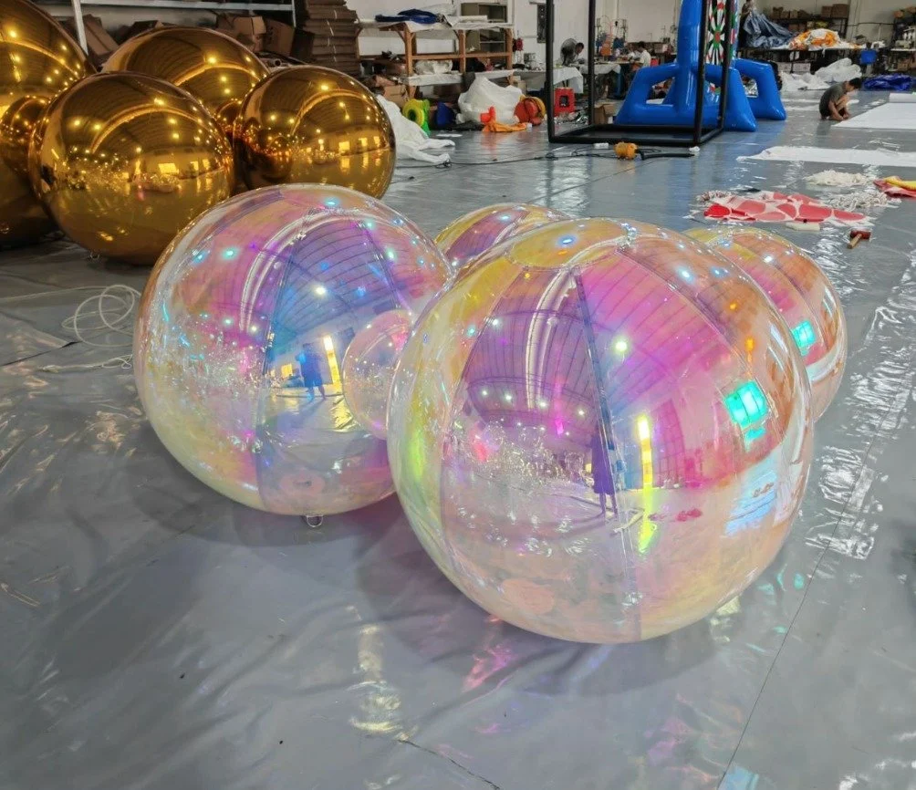 Inflatable Iridescent Balls — Nova Inflatables