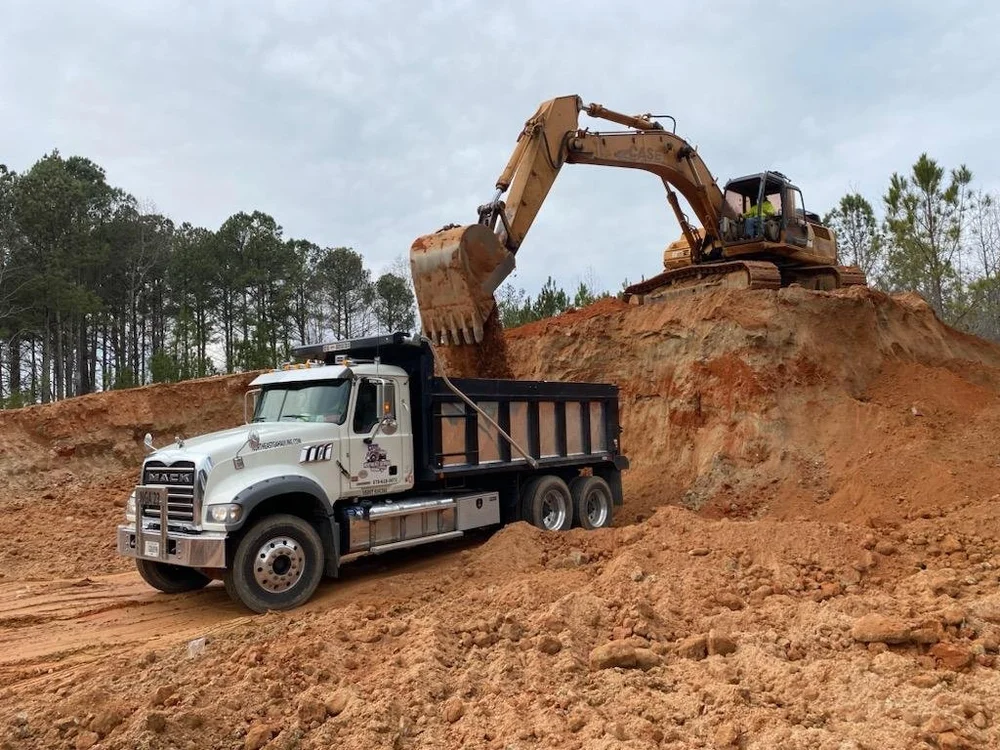 Trucking, Grading, Mulching, Excavation l Loganville, Greensboro, GA.