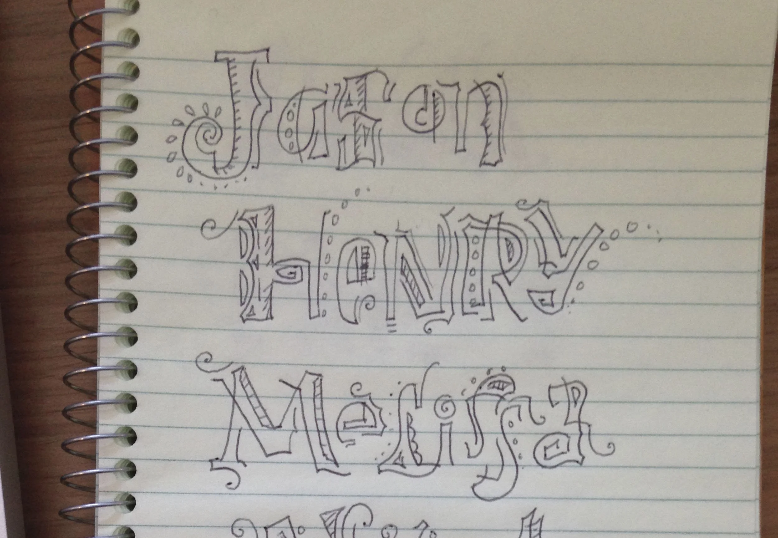 Lettering Names In 100 Days — Lettering Guy