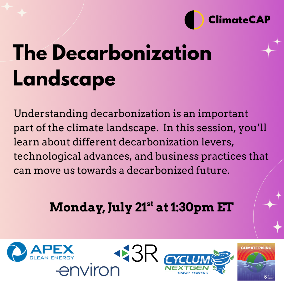 ClimateCATALYST — ClimateCAP