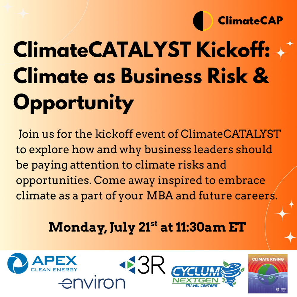 ClimateCATALYST — ClimateCAP