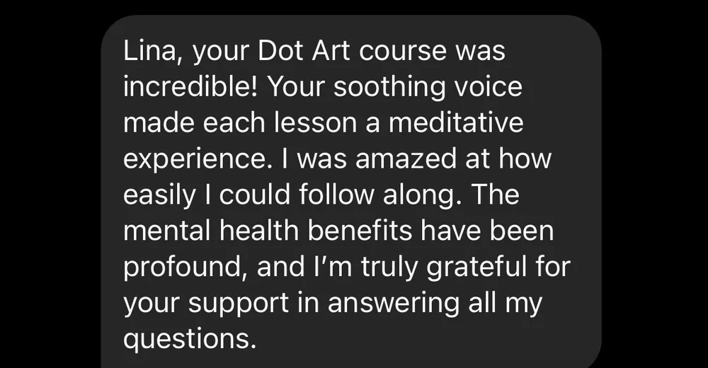 Dot Art Courses — Dots by Lina