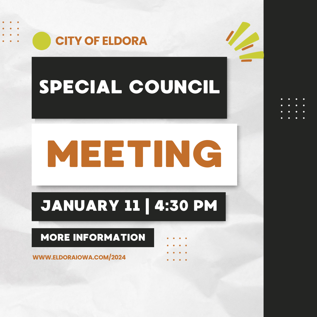 Upcoming Events — City of Eldora