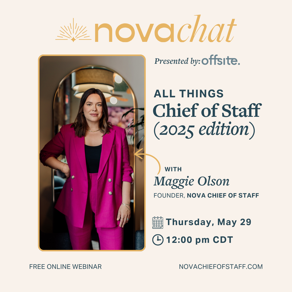 Events | Nova Chats, Live Sessions & Recordings — Nova Chief of Staff
