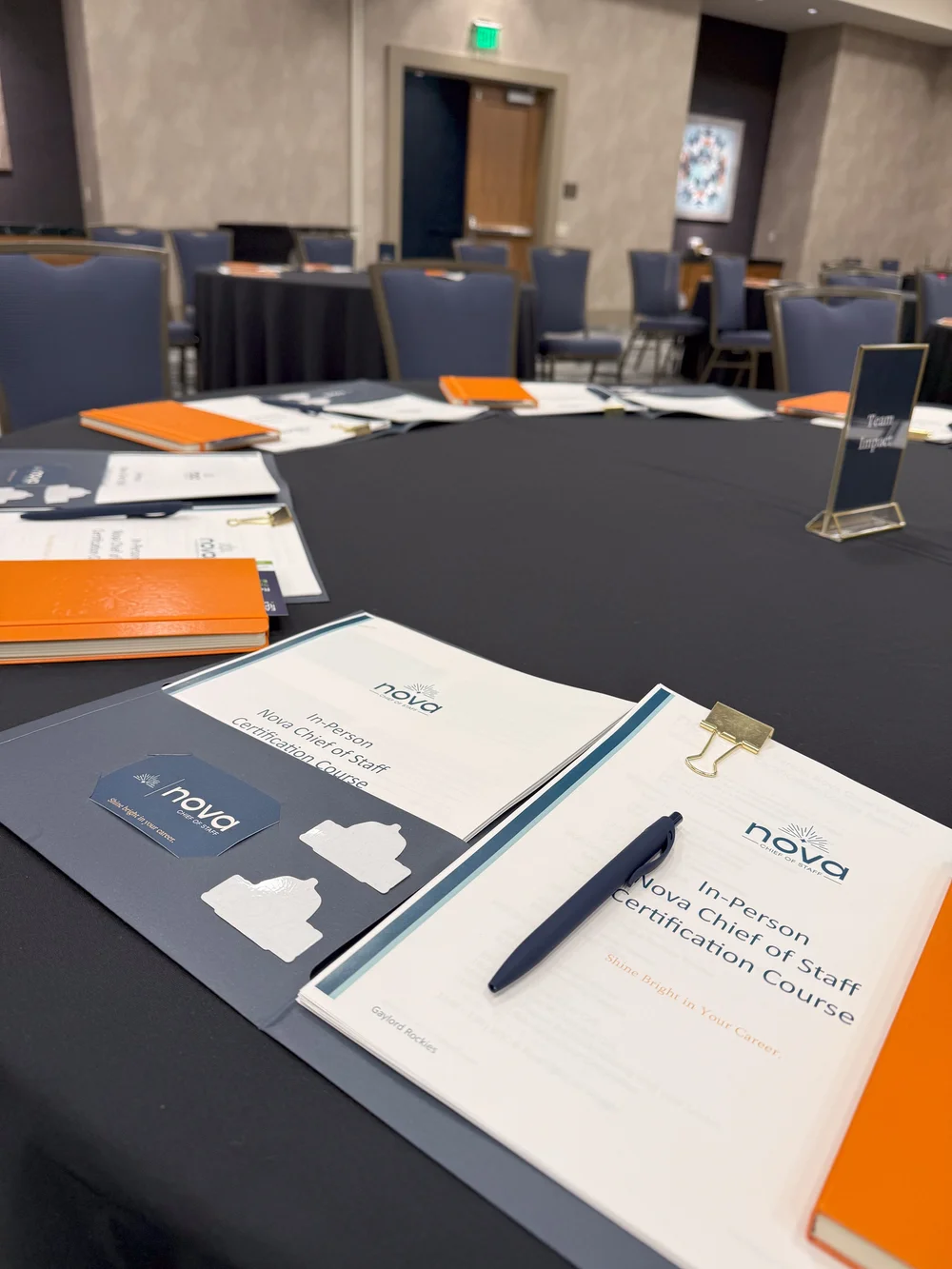 In-Person Certification — Nova Chief of Staff