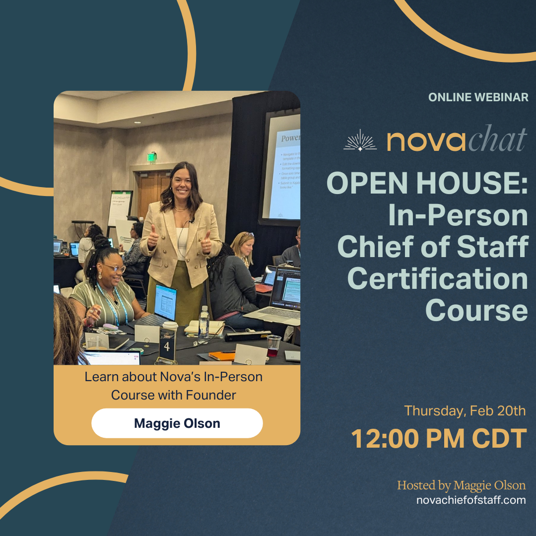 Events | Nova Chats, Live Sessions & Recordings — Nova Chief of Staff