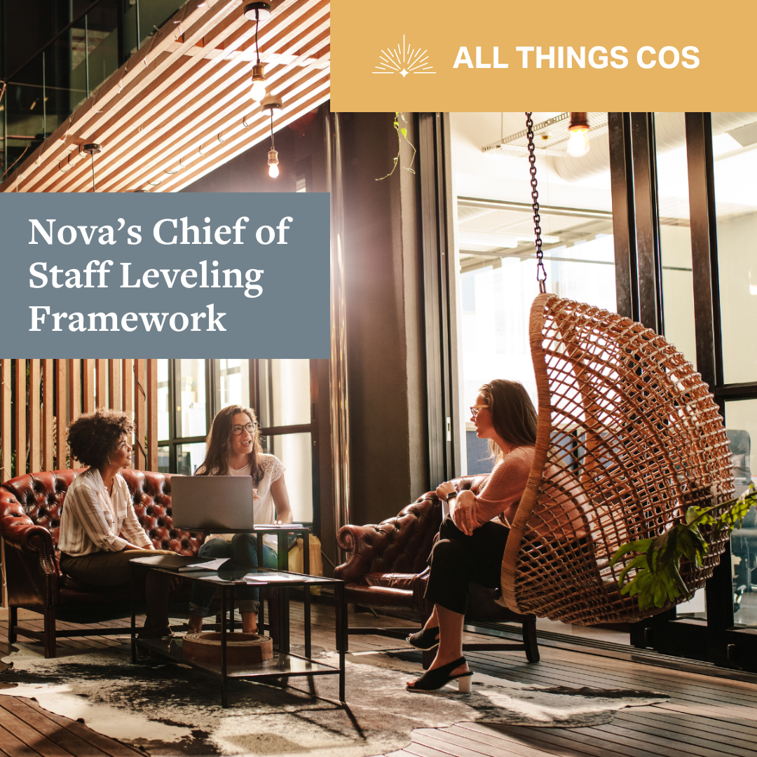 Nova’s Chief of Staff Leveling Framework — Nova Chief of Staff