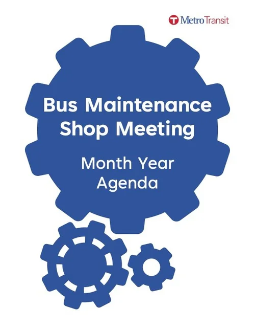 Bus Maintenance Meetings Template — Heidi Stiles