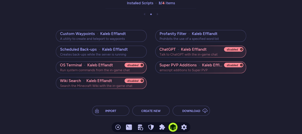 amscript — auto-mcs