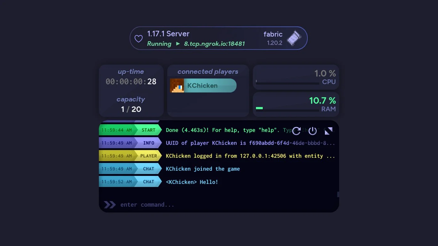 auto-mcs - Create a Minecraft Server in less than a minute, for free!