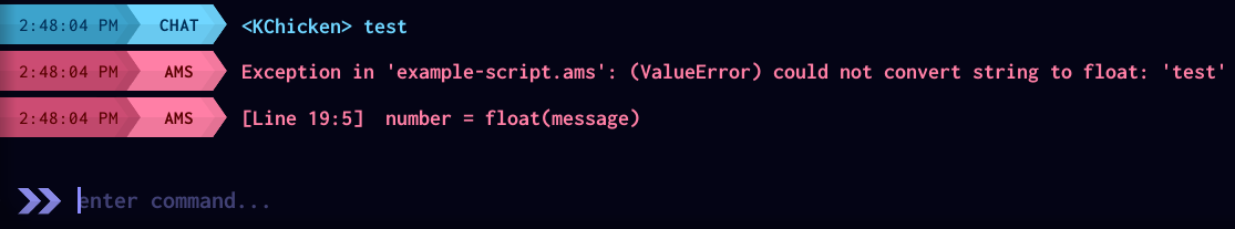 amscript — auto-mcs