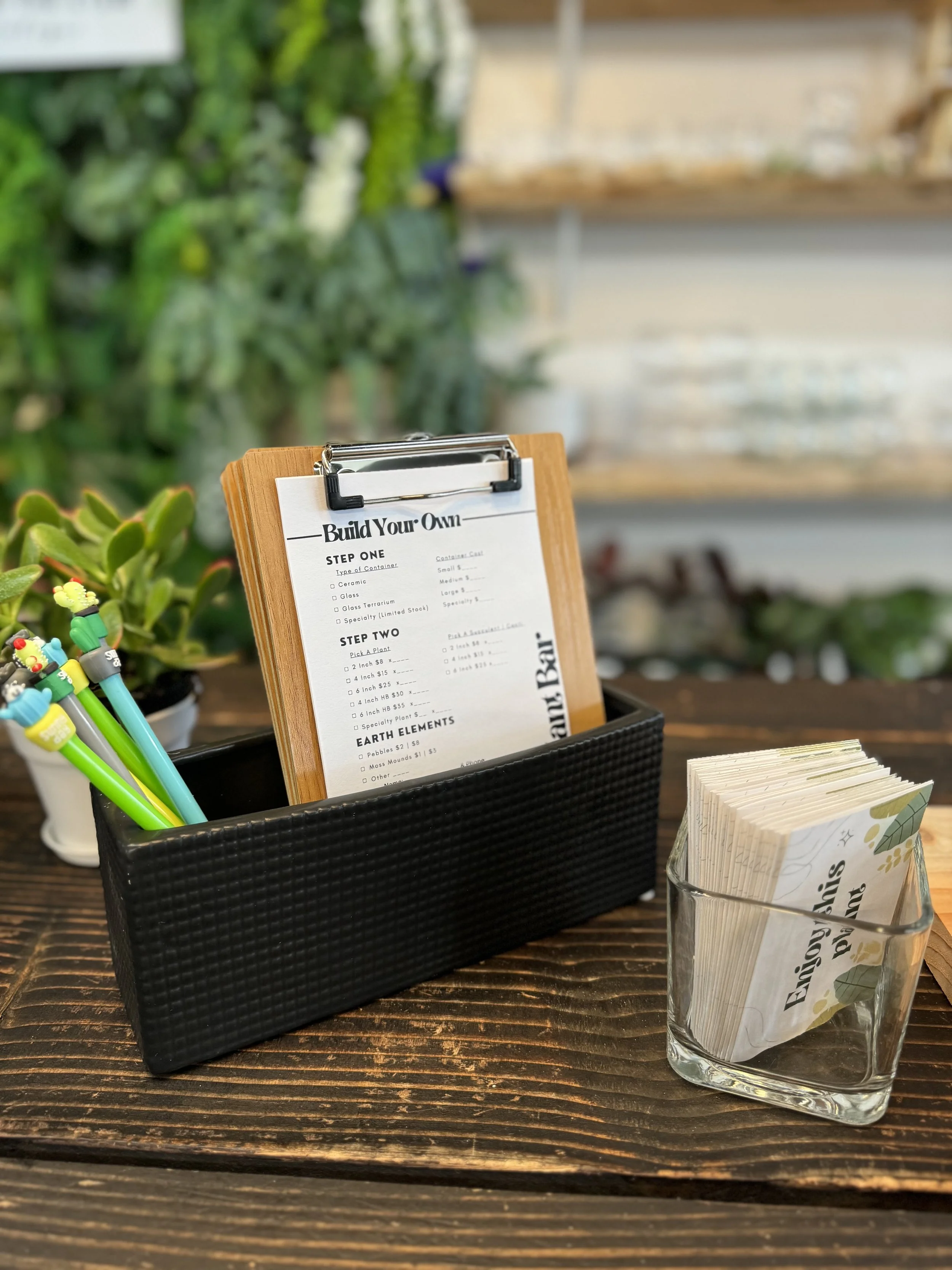 Plant Bar — The Petal and The Stem