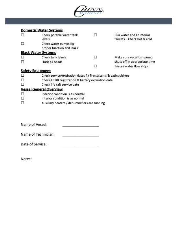 Vessel Management — Chinn Marine